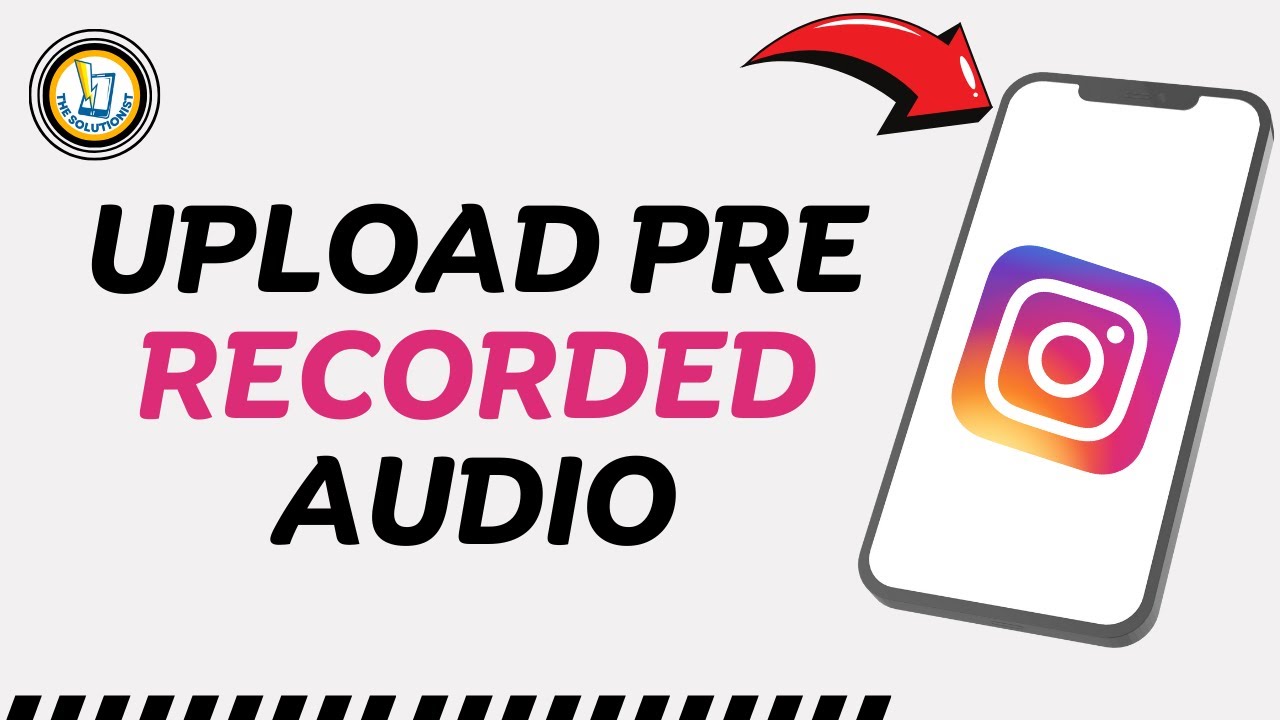 How to Upload Pre Recorded Audio on Instagram? - YouTube