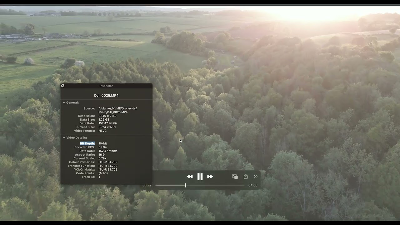 DJI Mini 3 pro 4K 60fps D-cinelike 10 bit footage. Download link in ...