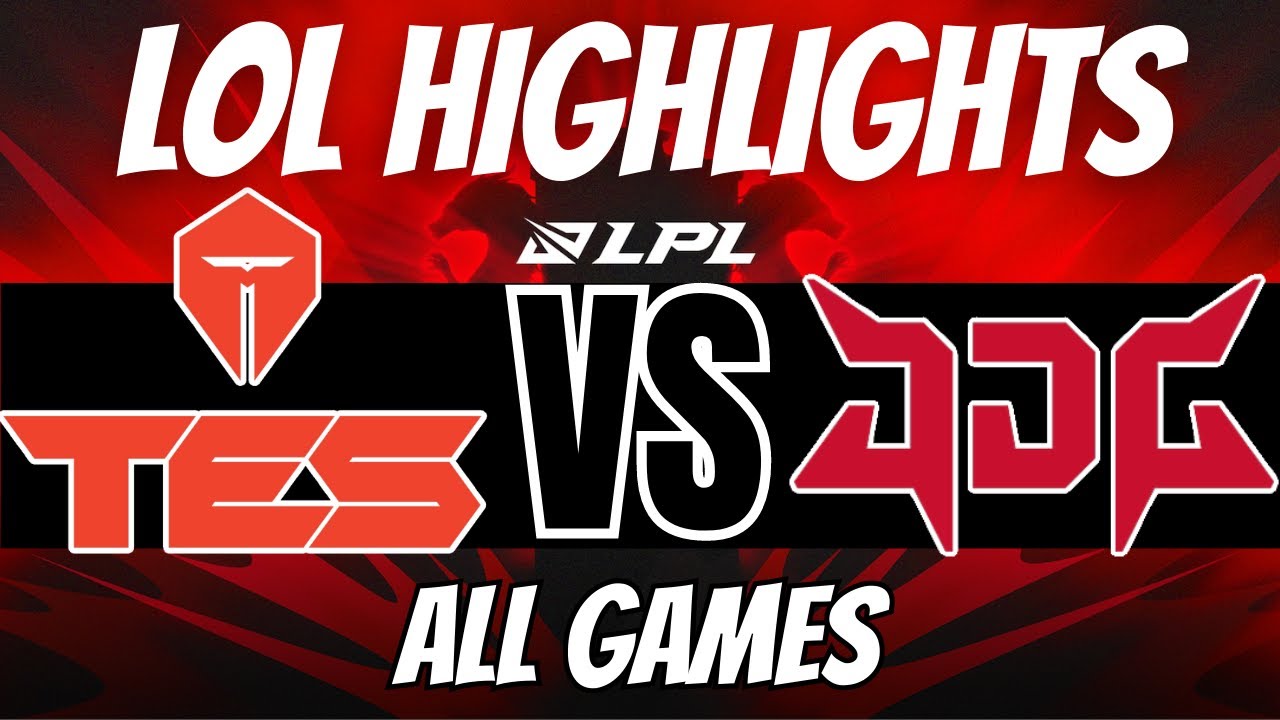 TES vs JDG - Highlights - ALL GAMES | LPL Summer 2023 - YouTube