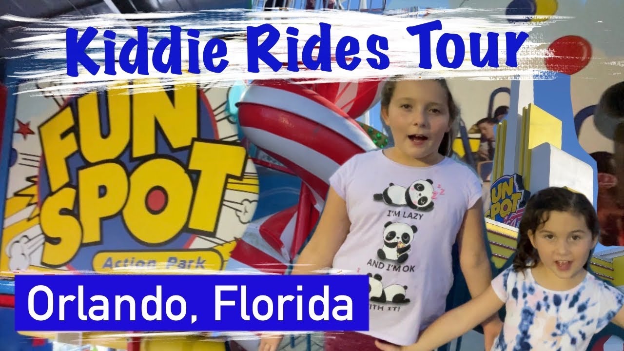 Fun Spot Orlando Amusement Park, Kid Rides Family Outdoor Fun - YouTube