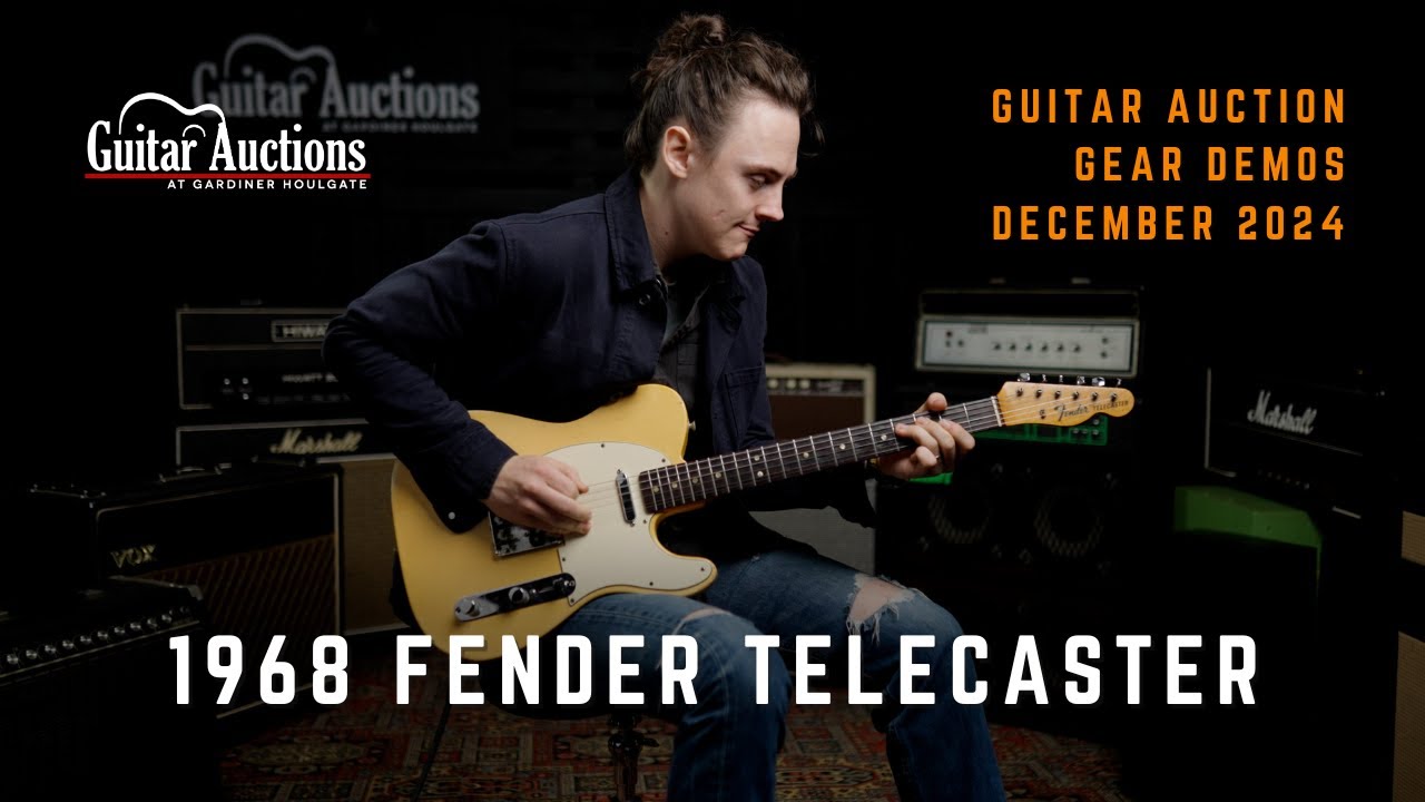 1968 Fender Telecaster Blonde | December 2024 Gear Demo | Guitar ...