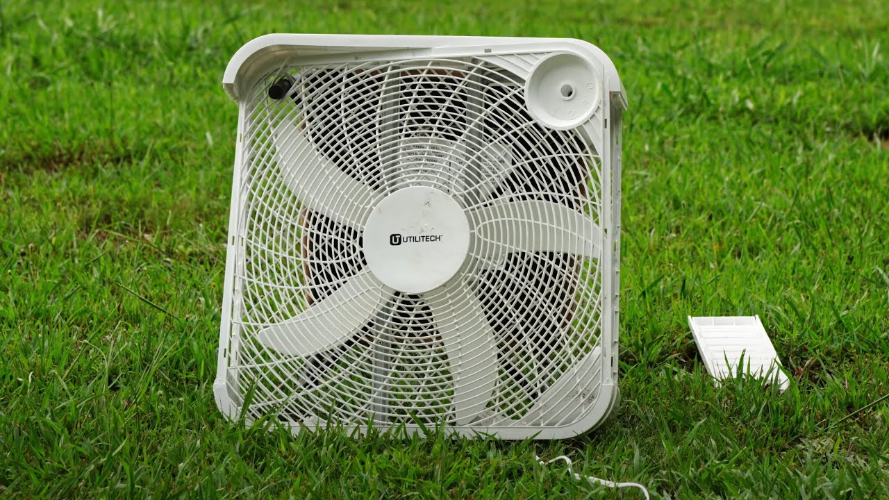 Utilitech Box Fan Destruction - YouTube