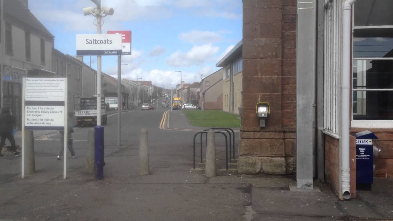 Saltcoats Train Station - YouTube