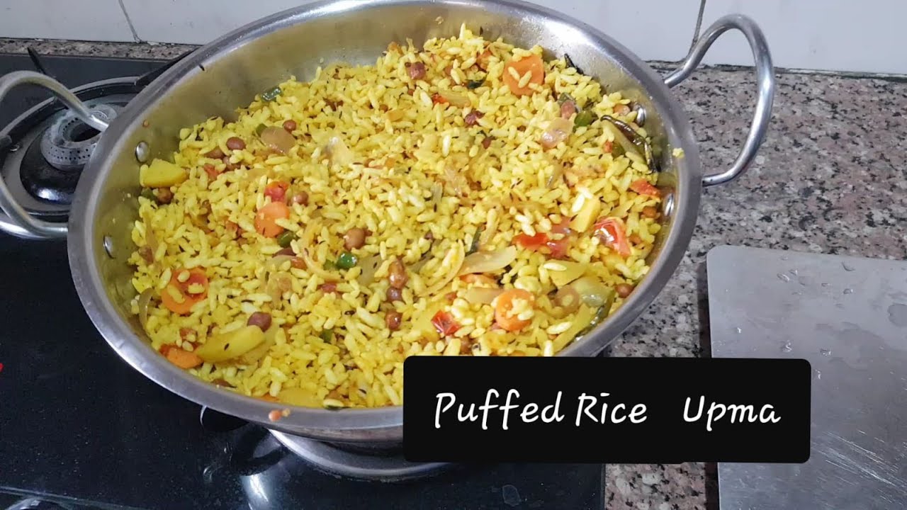 # Tasty & Healthy Puffed Rice Vegetable Upma | Ugrani Recipe @ Anuradha ...
