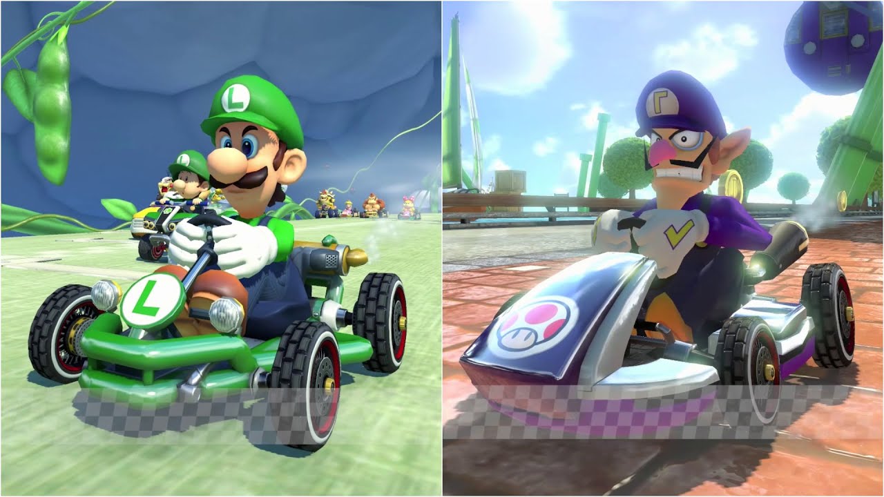 Mario Kart 8 Waluigi