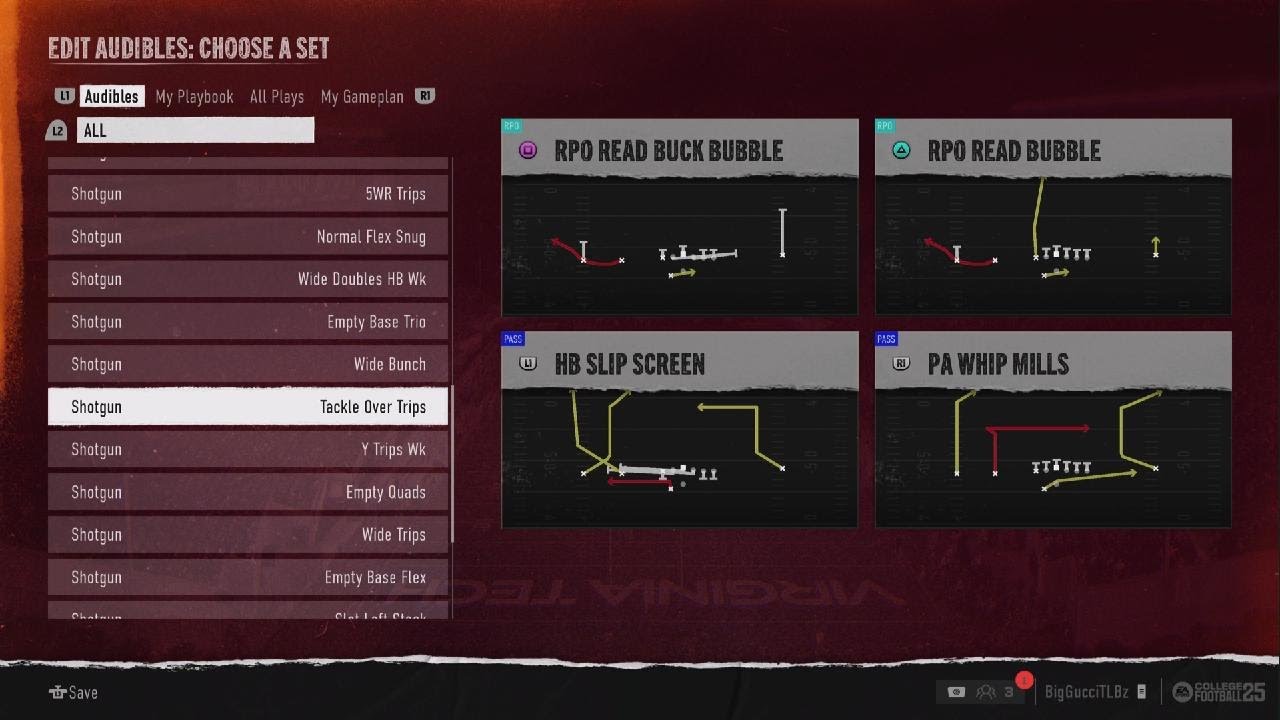 Updated Gameplan On WIDESPREAD Offensive Playbook! CFB25 - YouTube