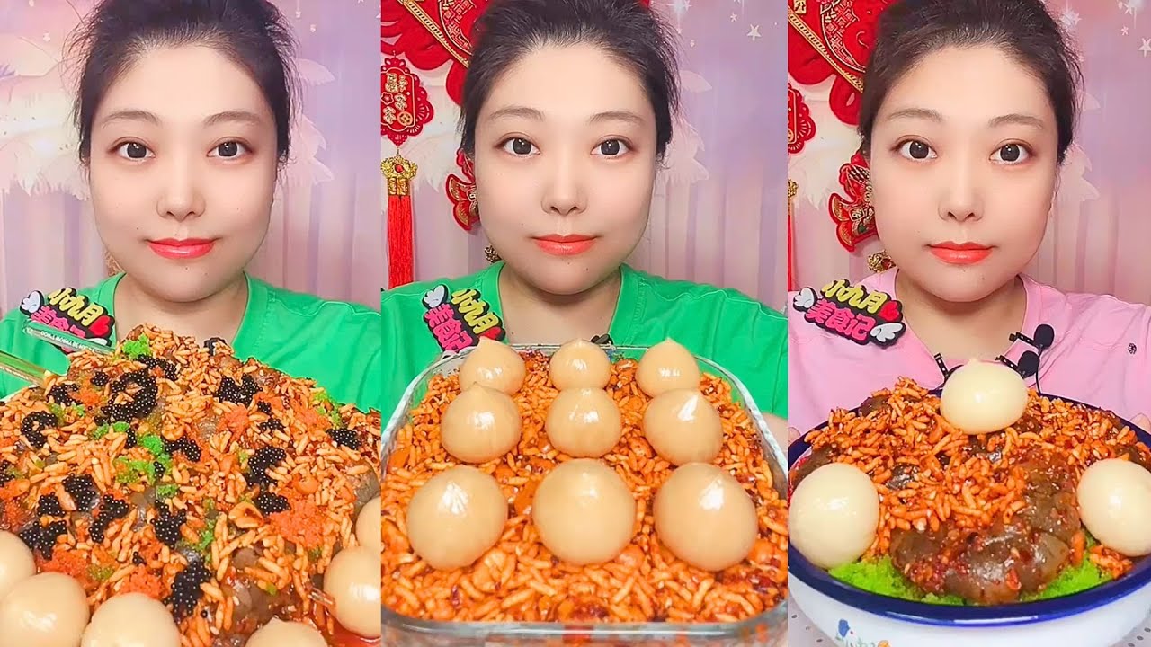 ASMR Chinese Food Eating Show | Traditional Street Food Mukbang #222 ...