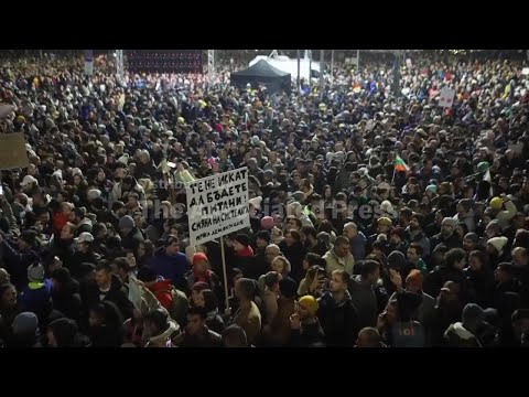 Tens of thousands join anti-government protests across Bulgaria