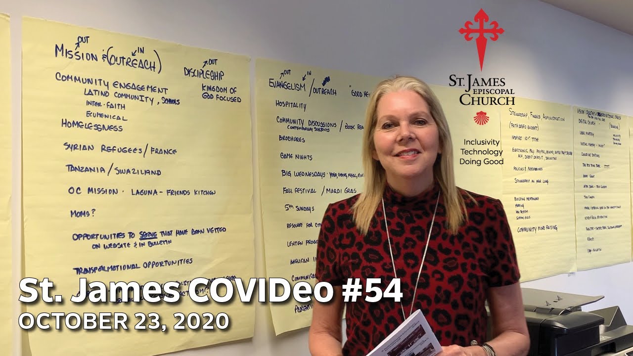 St. James COVIDeo No. 54: Rev. Cindy talks about stewardship - YouTube