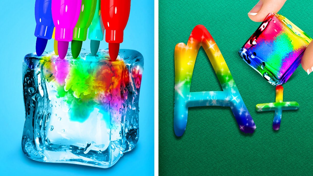 BEST SCHOOL HACKS AND ART IDEAS TO BOOST YOUR CREATIVITY - YouTube