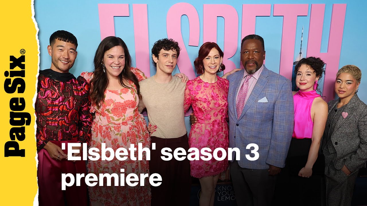 See the cast of 'Elsbeth' attend the season 3 premiere - YouTube