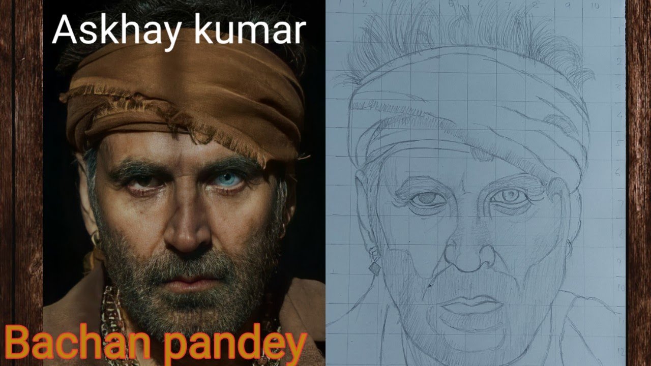 How to draw Akshay kumar step by step | Drawing Akshay kumar | Bachchan ...