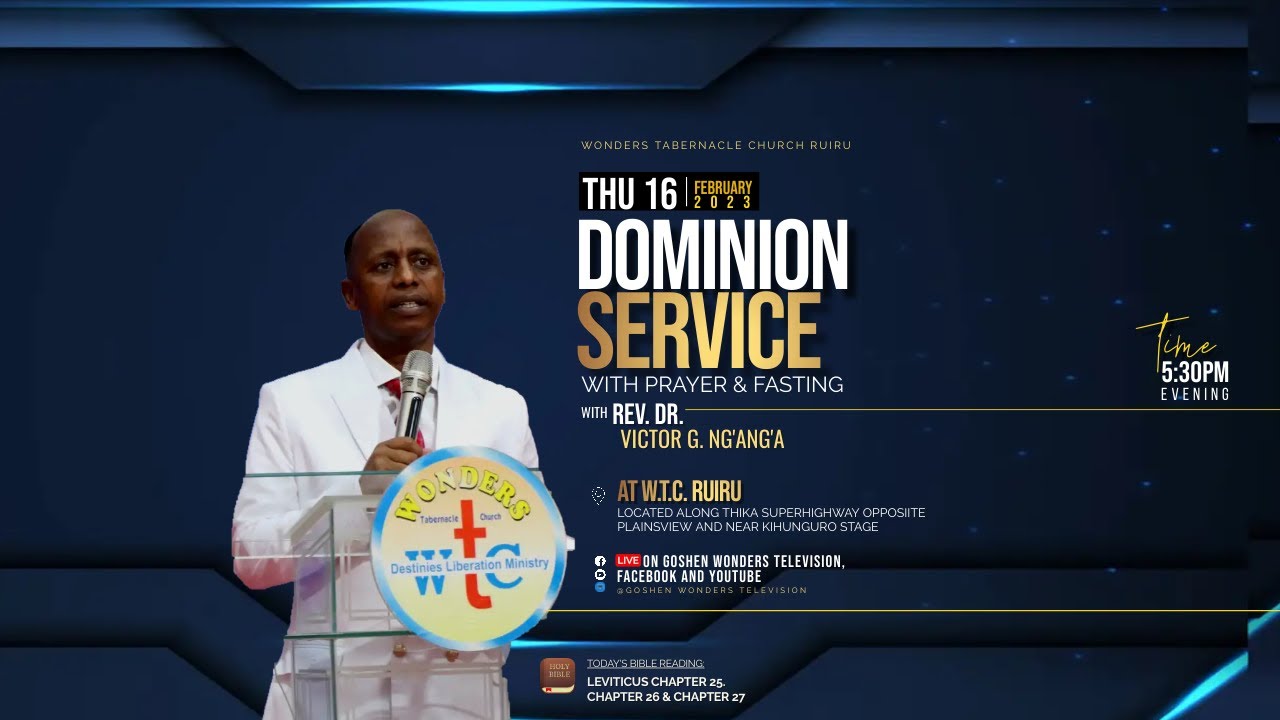 Message: PRAYING FOR YOUR VISION BREAKTHROUGHS || THURSDAY DOMINION ...