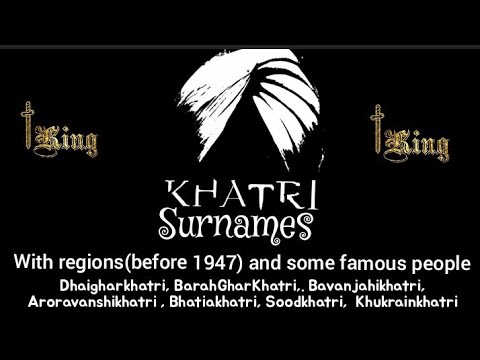 PUNJABI KHATRI SURNAMES WITH REGIONS(BEFORE1947) & SOME FAMOUS PEOPLE ...