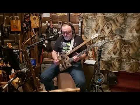 Terry Mojo Johnson looping 2 neck Cigar box guitar - YouTube