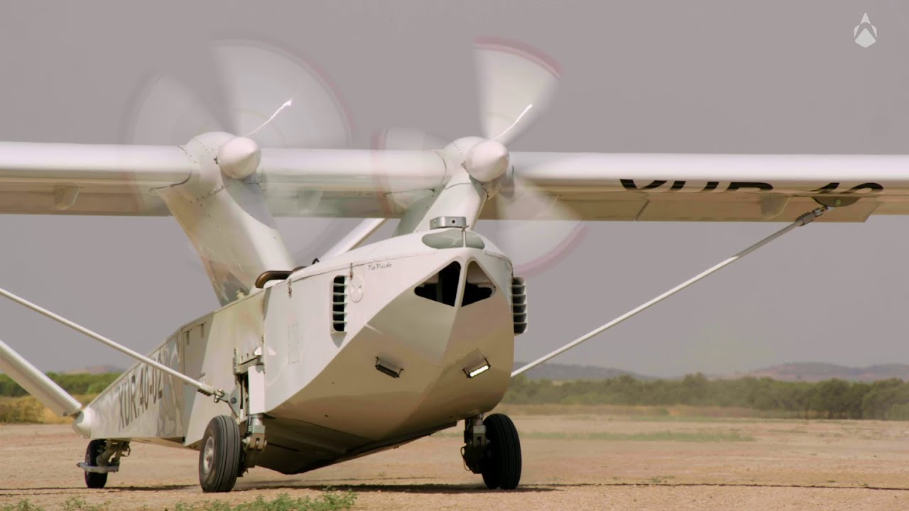 Singular Aircraft FlyOx I fully Automatic Flights in La Mancha - YouTube