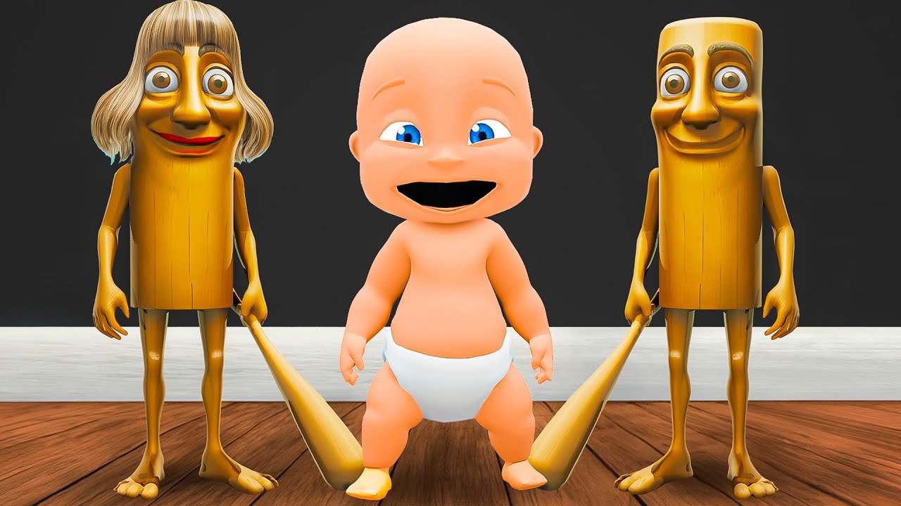 Baby ADOPTED by TUNG TUNG TUNG SAHUR FAMILY! - YouTube