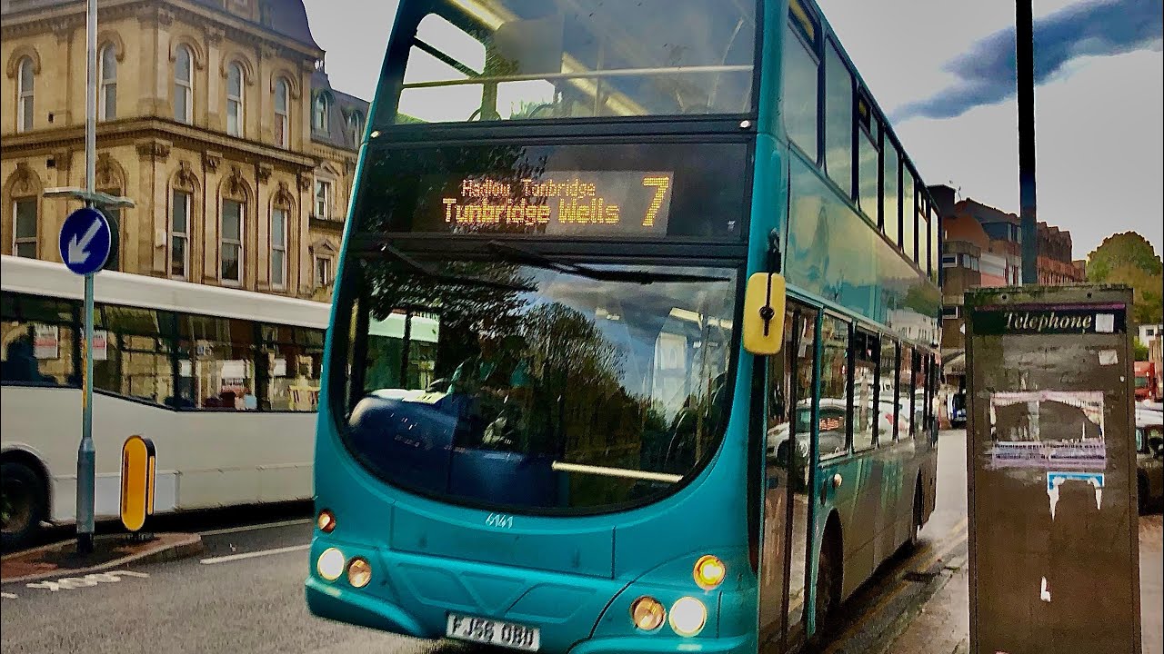 Arriva Maidstone 6141 (FJ56 OBD) - Volvo B7TL Gemini - YouTube