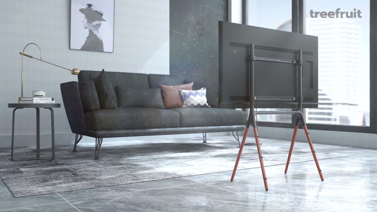 [Features Video]Easel Studio TV Floor Stand - FS12-46F-01 - YouTube