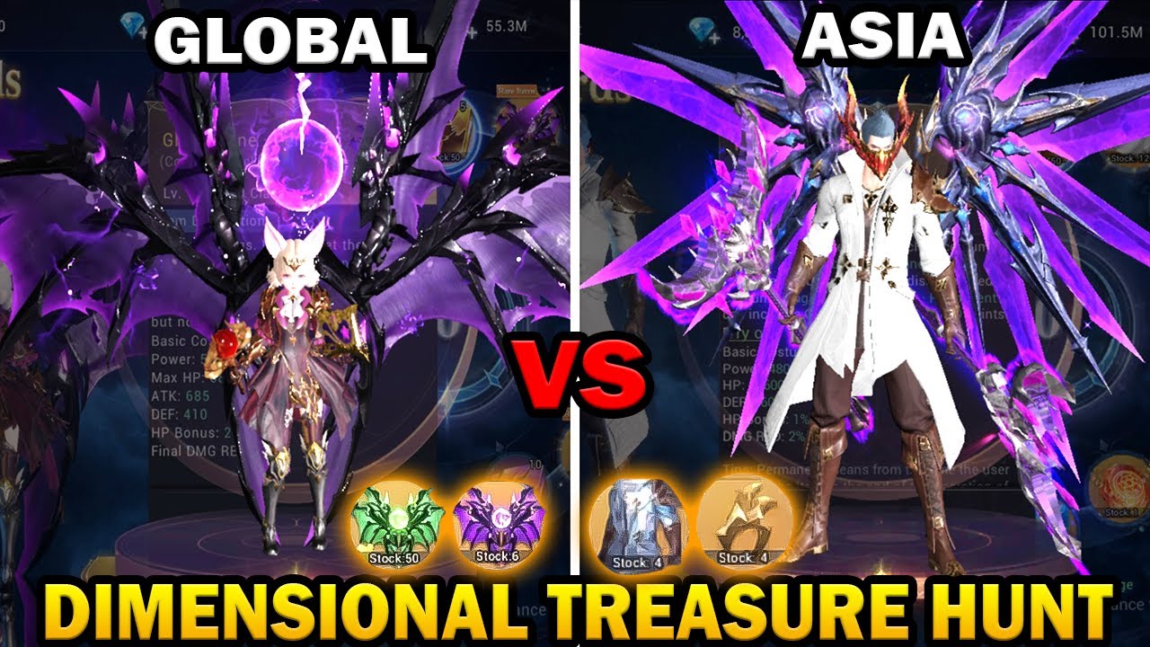 MU ORIGIN 3 - DIMENSIONAL TREASURE HUNT EVENT | ASIA VS GLOBAL ...
