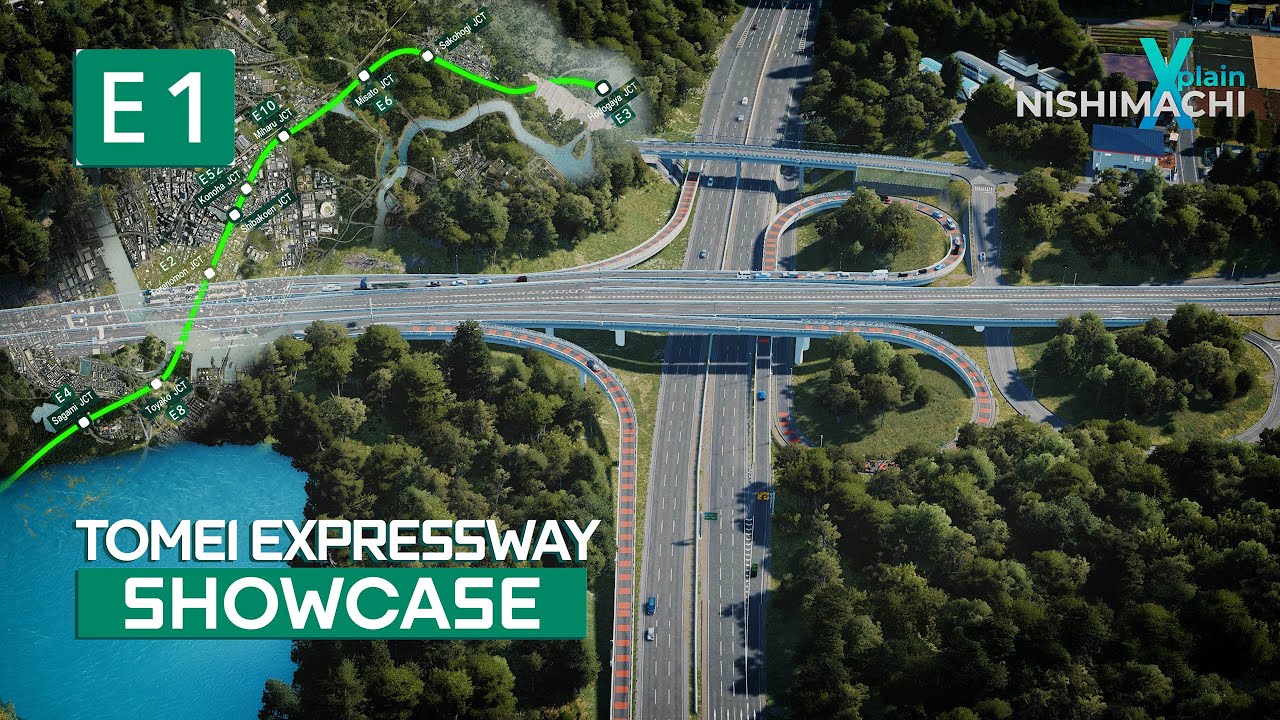 Nishimachi Xplain: E1 Tomei Expressway Showcase [4K] - YouTube