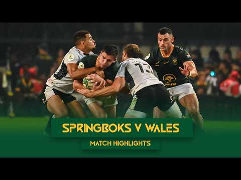 Springboks vs Wales | Extended Highlights | 18 July 2026