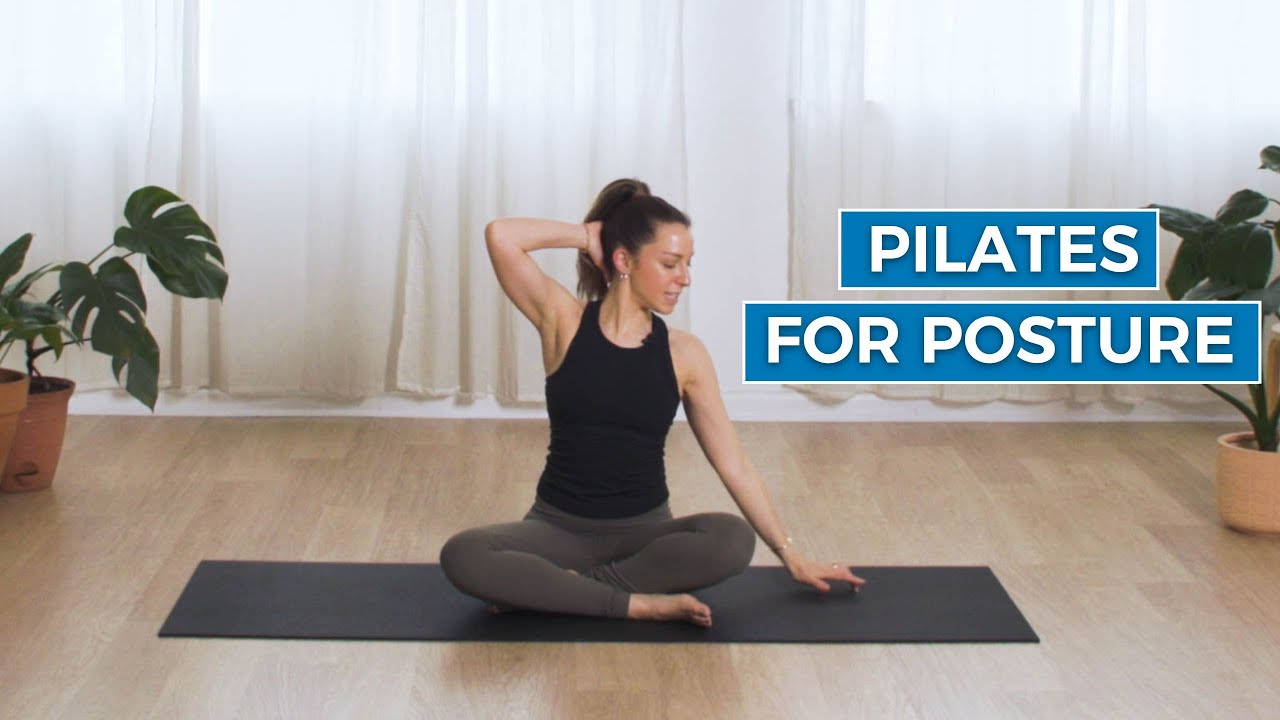 8 Minute Pilates For Posture Workout Good Moves Well Good Youtube