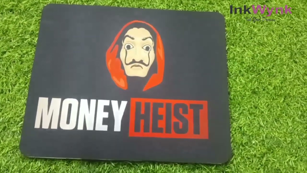 Buy Money Heist Logo Mouse Pad for Gaming online in India