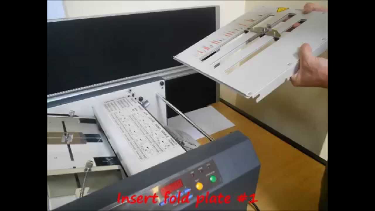 MyFOLD LF600 A3 A4 A5 Paper Folding Machine - Setup Guide - YouTube
