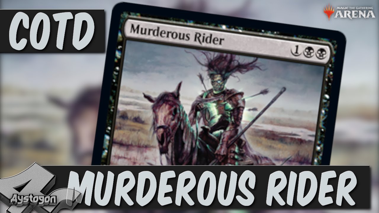 MTG Card of the Day: Murderous Rider (Swift End) - YouTube