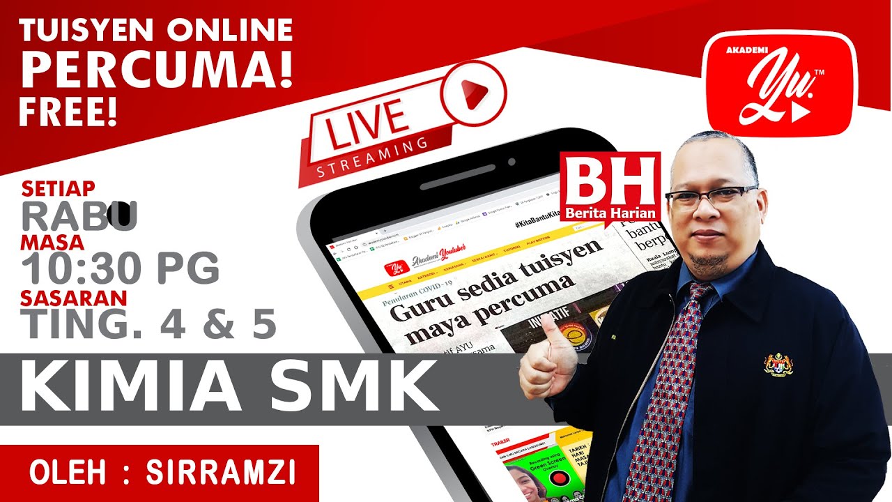 [LIVE] PDPR KIMIA : SEJARAH PENEMUAN STRUKTUR ATOM, ISOTOP DAN JISIM ...