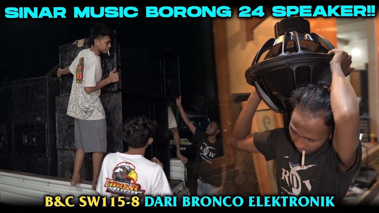 SINAR MUSIK KEDIRI .. BORONG SPEAKER SULTAN B&C SW115 ITALY - YouTube