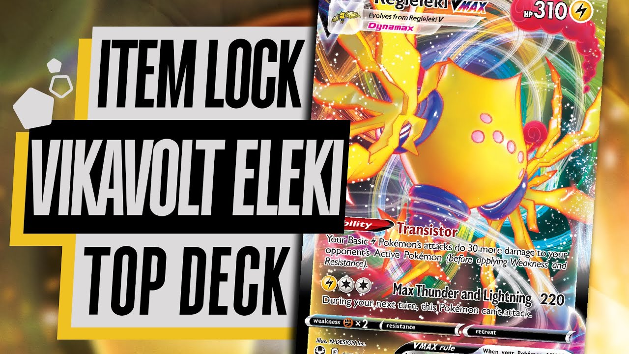 ⚡ REGIELEKI VMAX ⚡from SILVER TEMPEST boosts ITEM LOCK decks, can ...