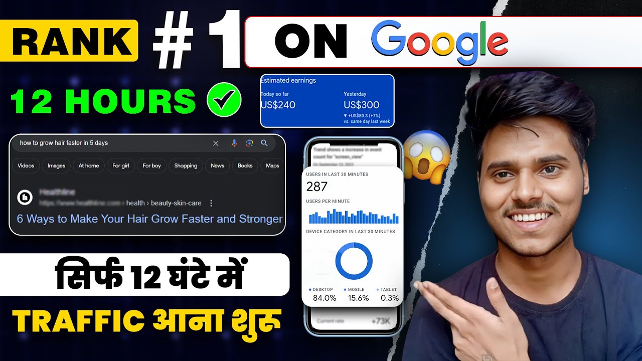 How to Rank Website On Google 1st Page 2024 | Rank 1# On google and ...