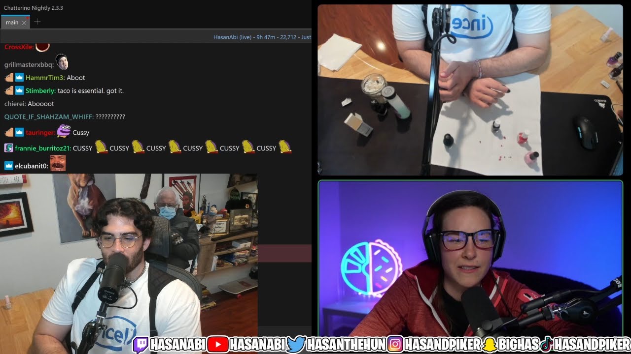 Following a Long Year of Isolation and Streaming, Hasan Interacts with ...