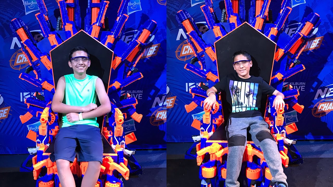 Nerf Challenge in Los Angeles - YouTube
