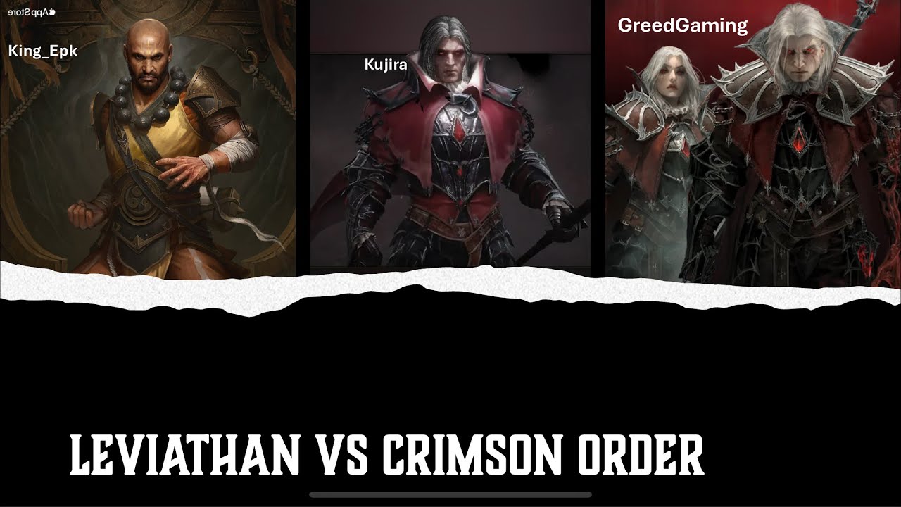 100 Kill Tower Battle!! Leviathan 55.4K Res Vs Crimson Order 59.4K ...