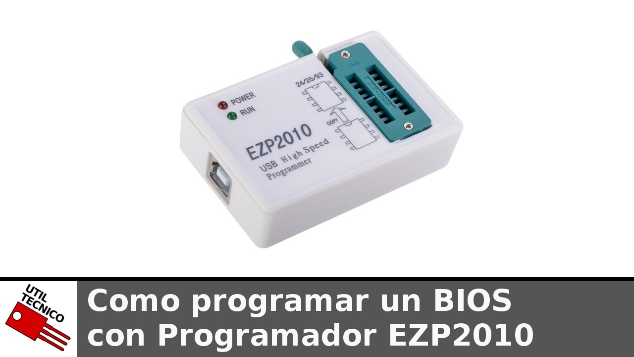 Como programar un BIOS con Programador EZP2010 - YouTube
