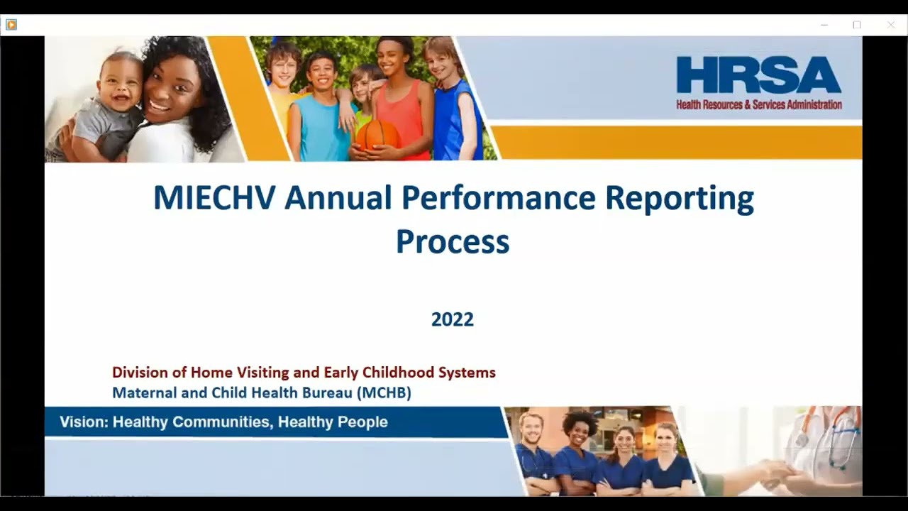 MIECHV Annual Performance Reporting Process - YouTube