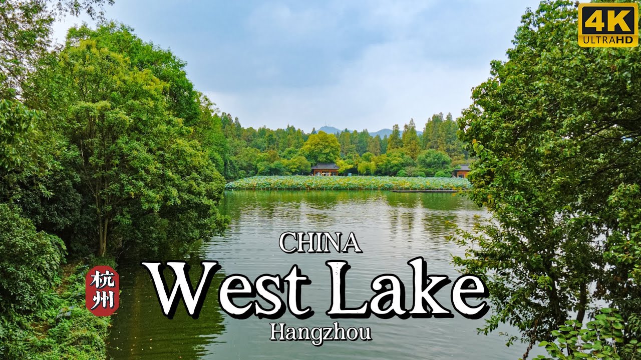 [4K CHINA] One Of The Most Beautiful Lakes In China, Walking Tour Of ...