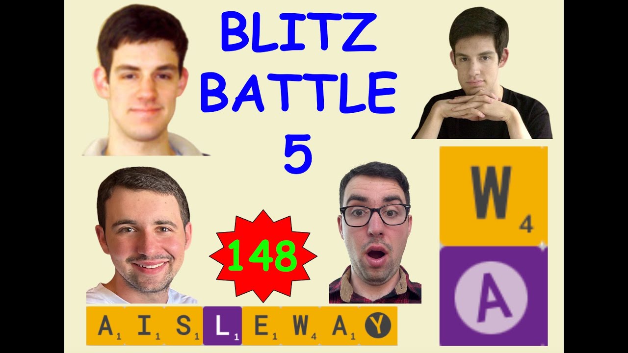 Blitz Scrabble 5 vs. Joey Mallick! - YouTube