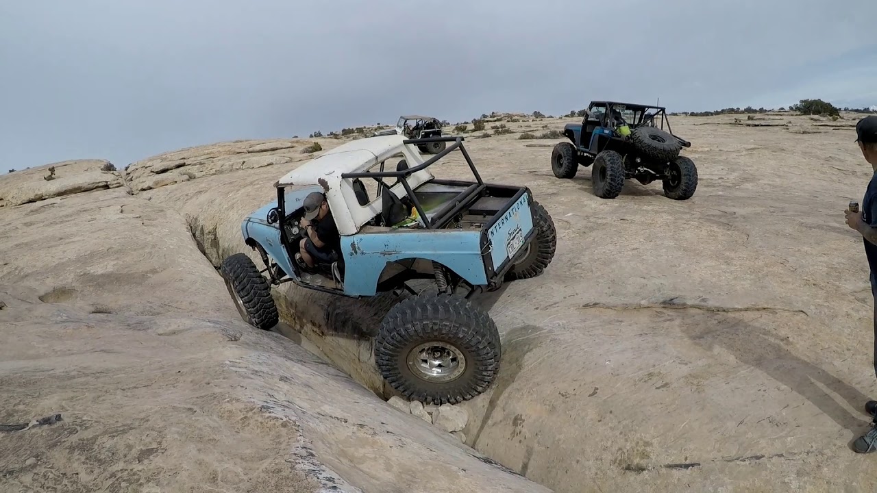Rusty Nail Trail, Moab, February 2020 in a 62 Scout - YouTube