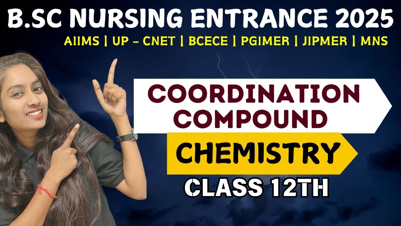 Coordination Compound | chemistry class 12 CH - 4 | bsc nursing ...