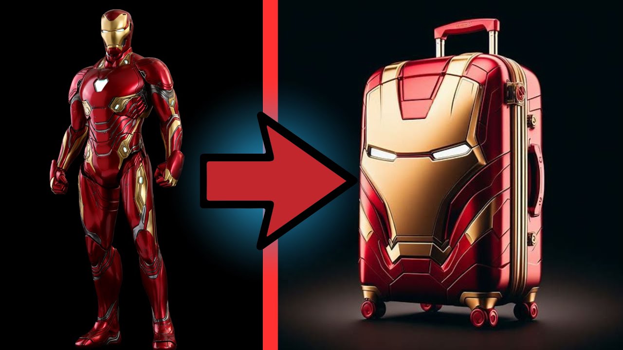 SUPERHEROES but All Characters SUITCASE. SUITCASE-VENGER (Marvel & DC)💥 ...