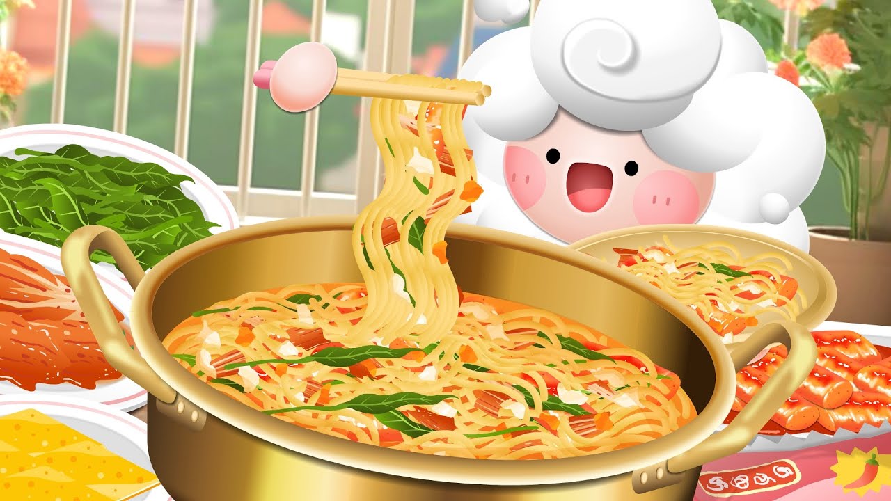 저녁은 저랑 같이 라면 먹을래요?Do you want to have instant noodles with me for ...