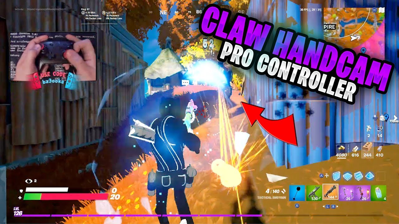 Fortnite on the Nintendo Switch Pro Controller #373 - YouTube