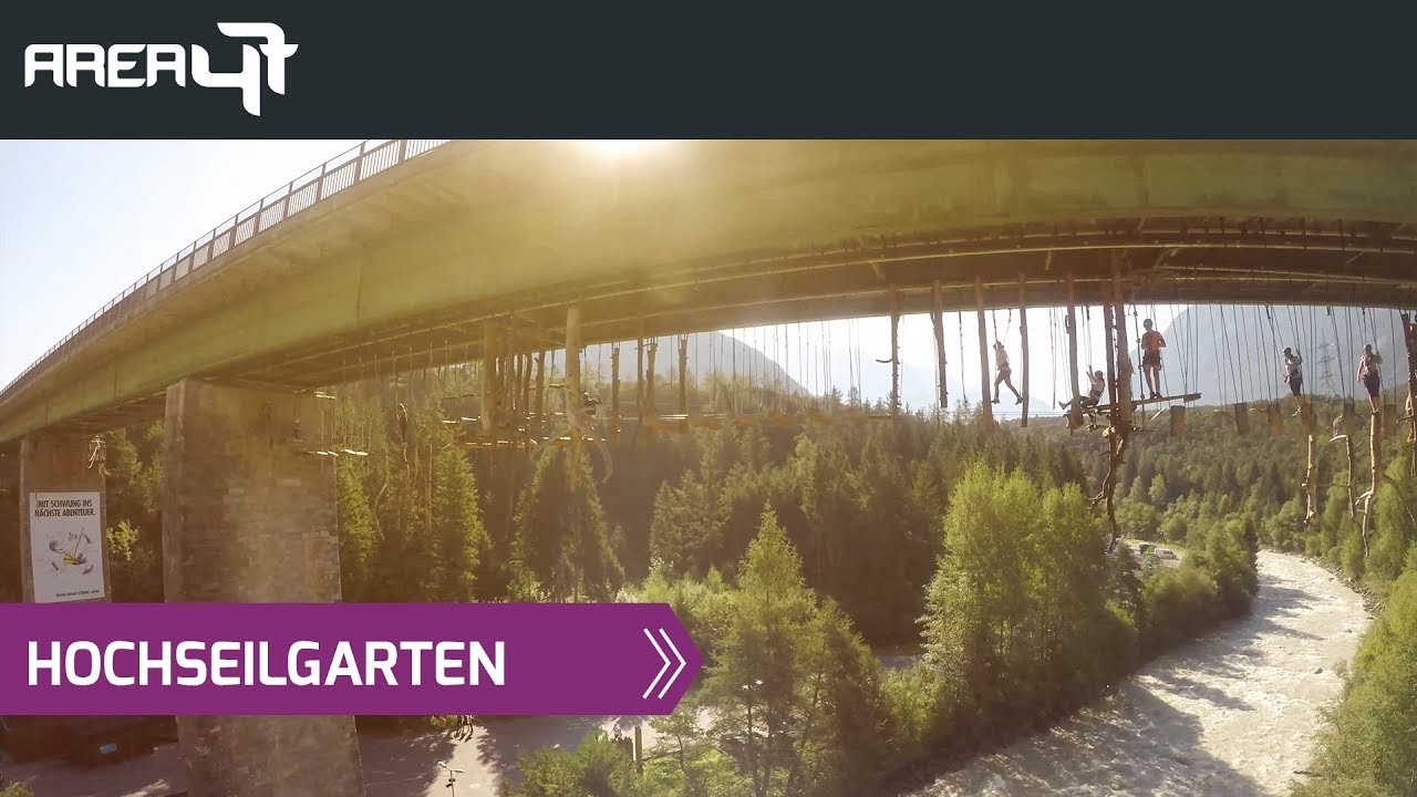 Hochseilgarten - Highropes | AREA 47 - Tirol - YouTube