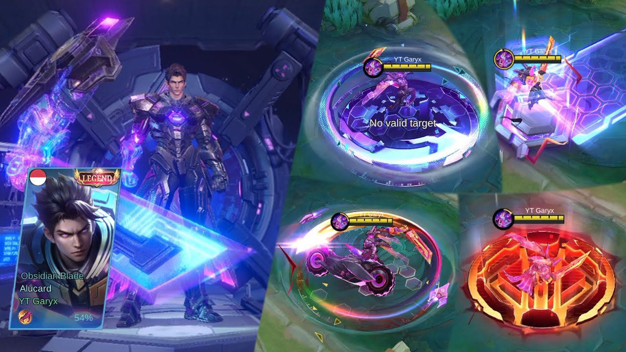 MLBB REVAMPED ALUCARD LEGEND SKIN - VO REVAMP ALUCARD OBSIDIAN BLADE ...