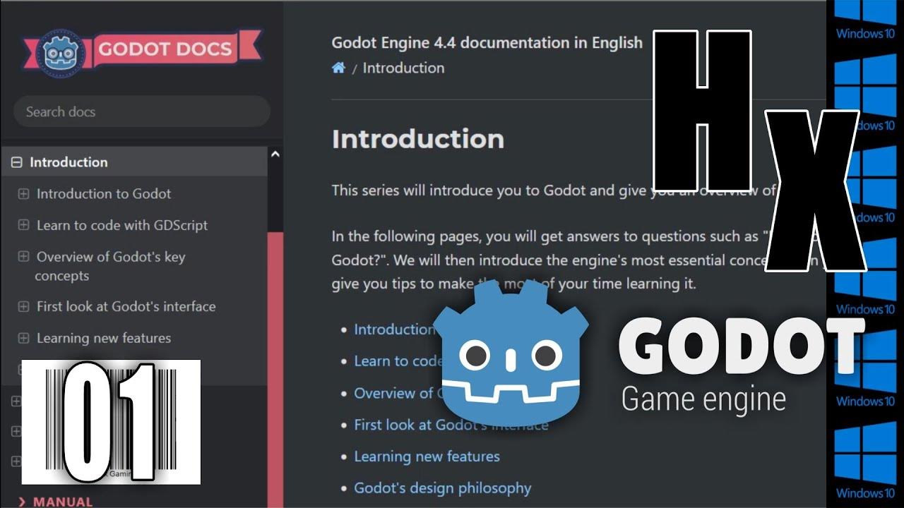 Godot Documentation ( Part 1 ) - Getting Started ( Introduction ) - Hidrux - 20250313 - YouTube