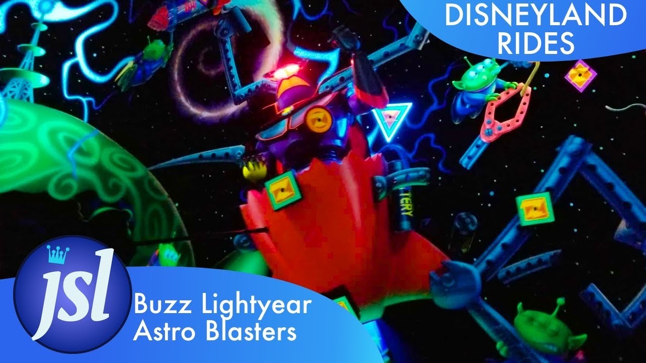 Buzz Lightyear Astro Blasters Shooting Ride - YouTube